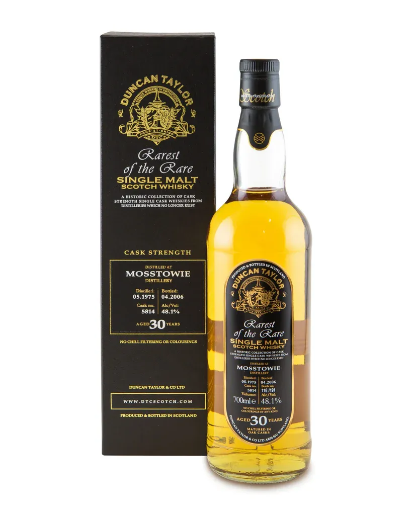 Купить виски MOSSTOWIE 30 YEARS, 49,4 %, 0,70 л, , 1975, цена на Whiskyworld.ru