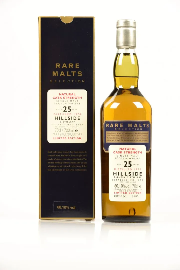 Купить виски HILLSIDE 25 YEARS, 60,1 %, 0.7 л, , 1970, цена на Whiskyworld.ru